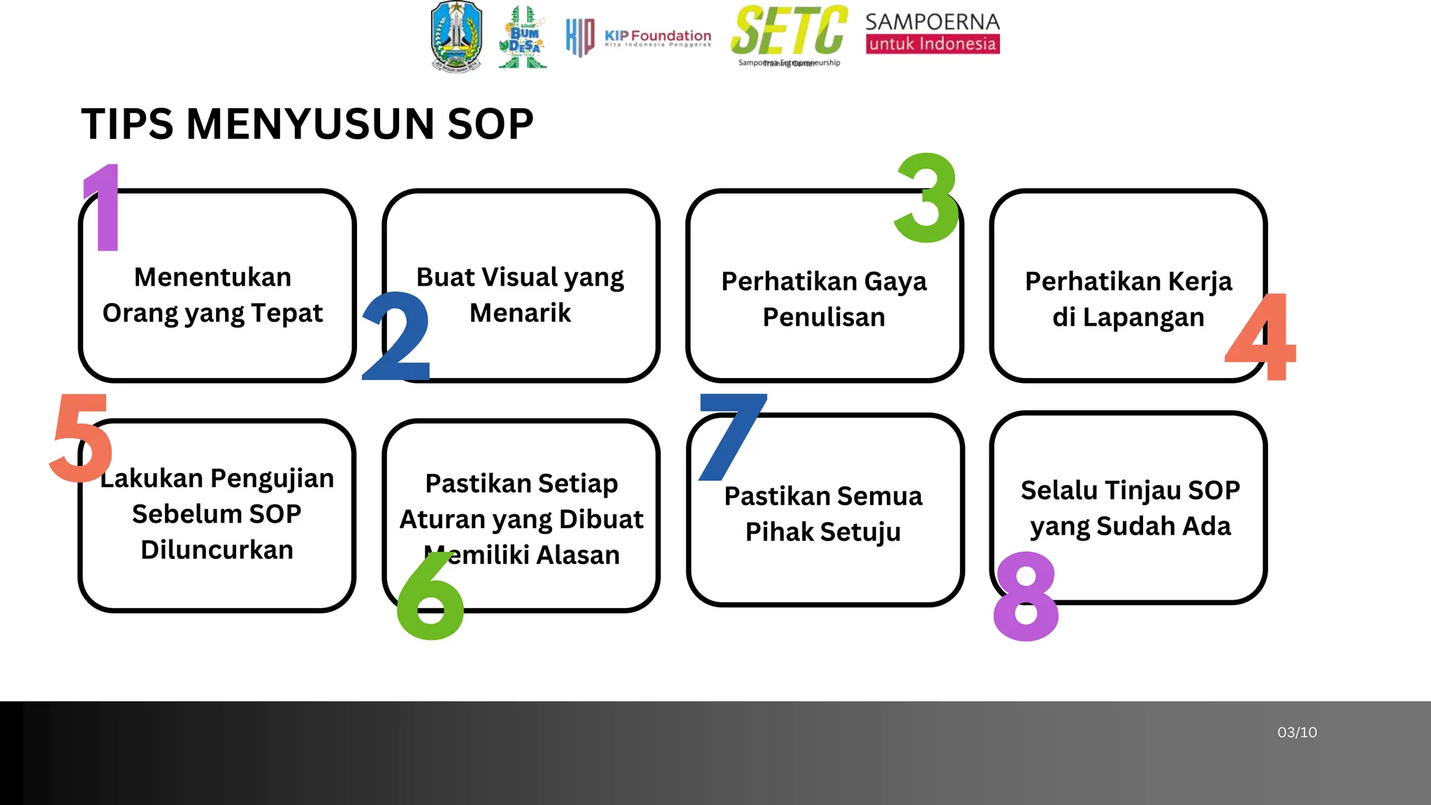 IMPLEMENTASI PENYUSUNAN SOP DESA WISATA.pptx
