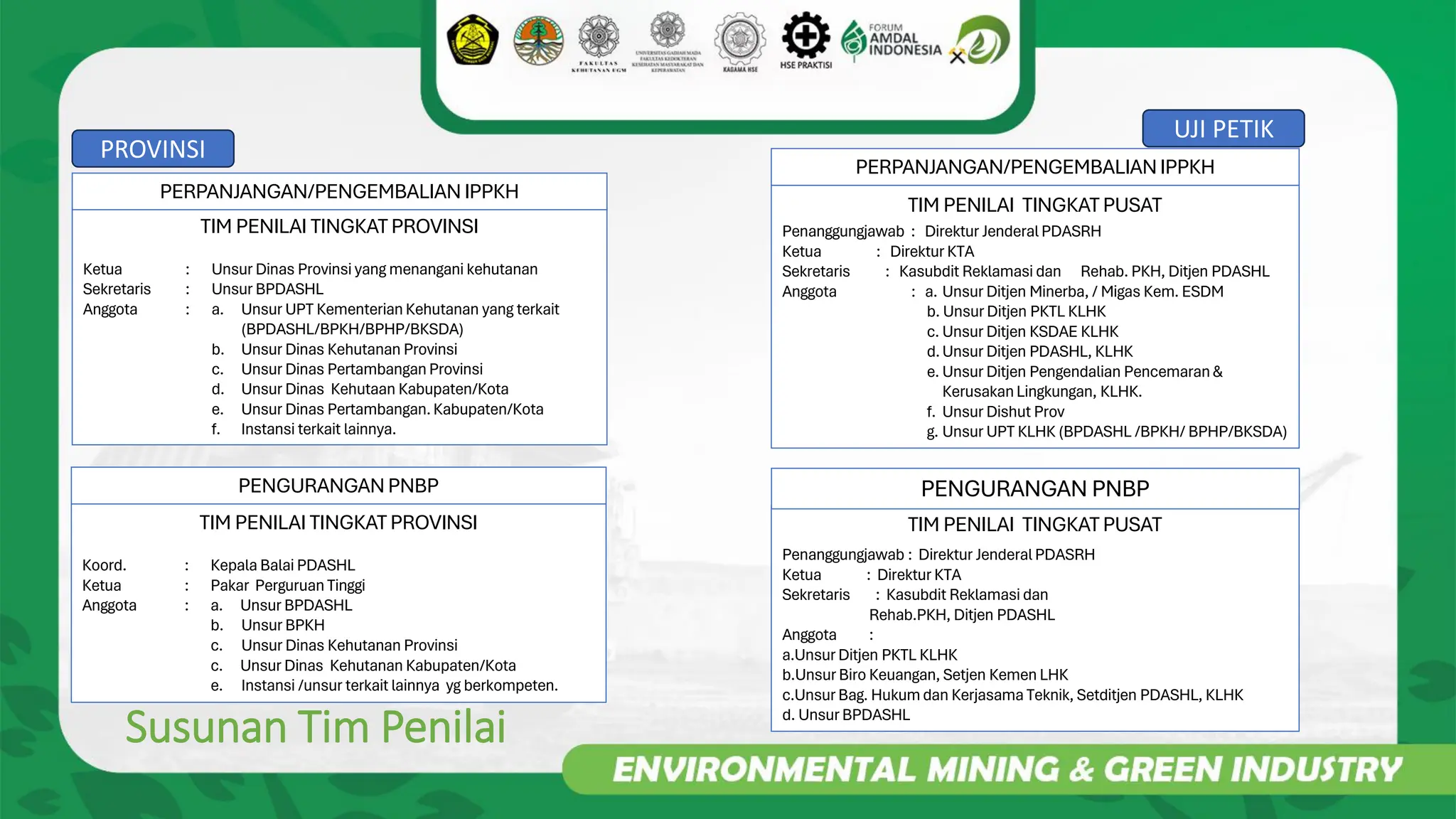 Implementasi PPKH dan Reklamasi Tambang.pdf