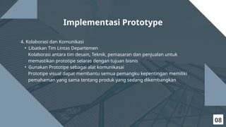 Implementasi Prototipe Produk Kewirausahaan | PPTX