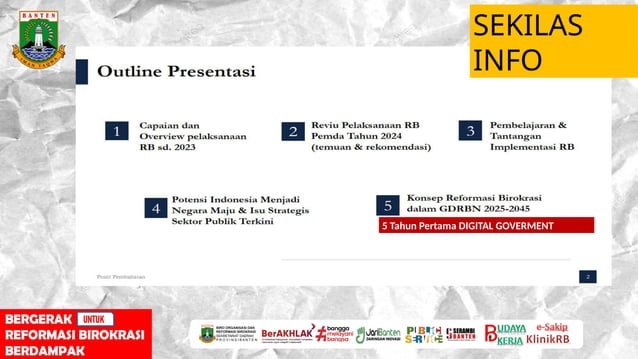 IMPLEMENTASI REFORMASI BIROKRASI PERANGKAT DAERAH PROVINSI BANTEN ( IRB PD ).pptx