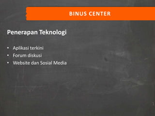 Binus Center Relationship Marketing Implementation | PPTX