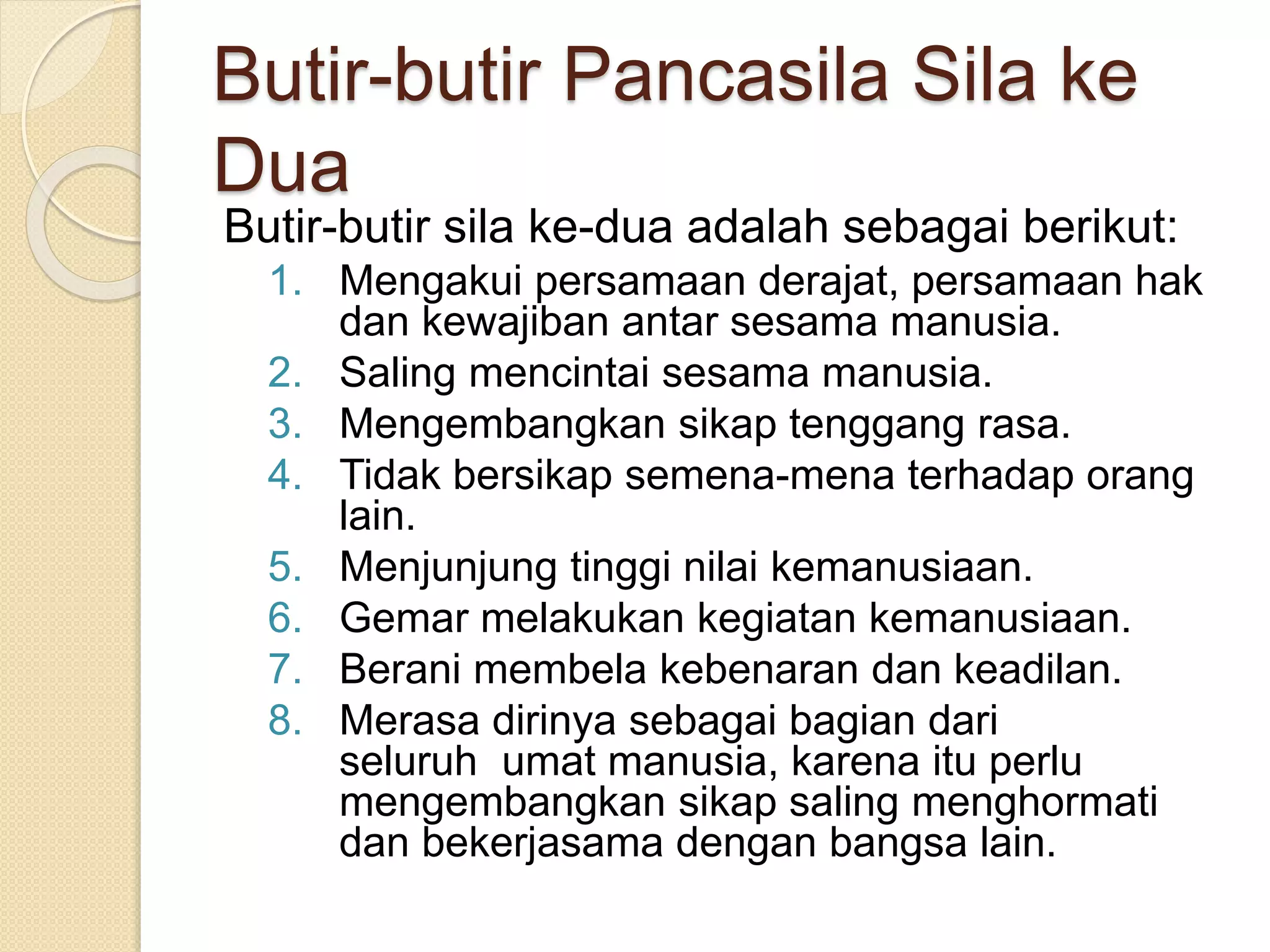 Implementasi sila ke2 | PPTX