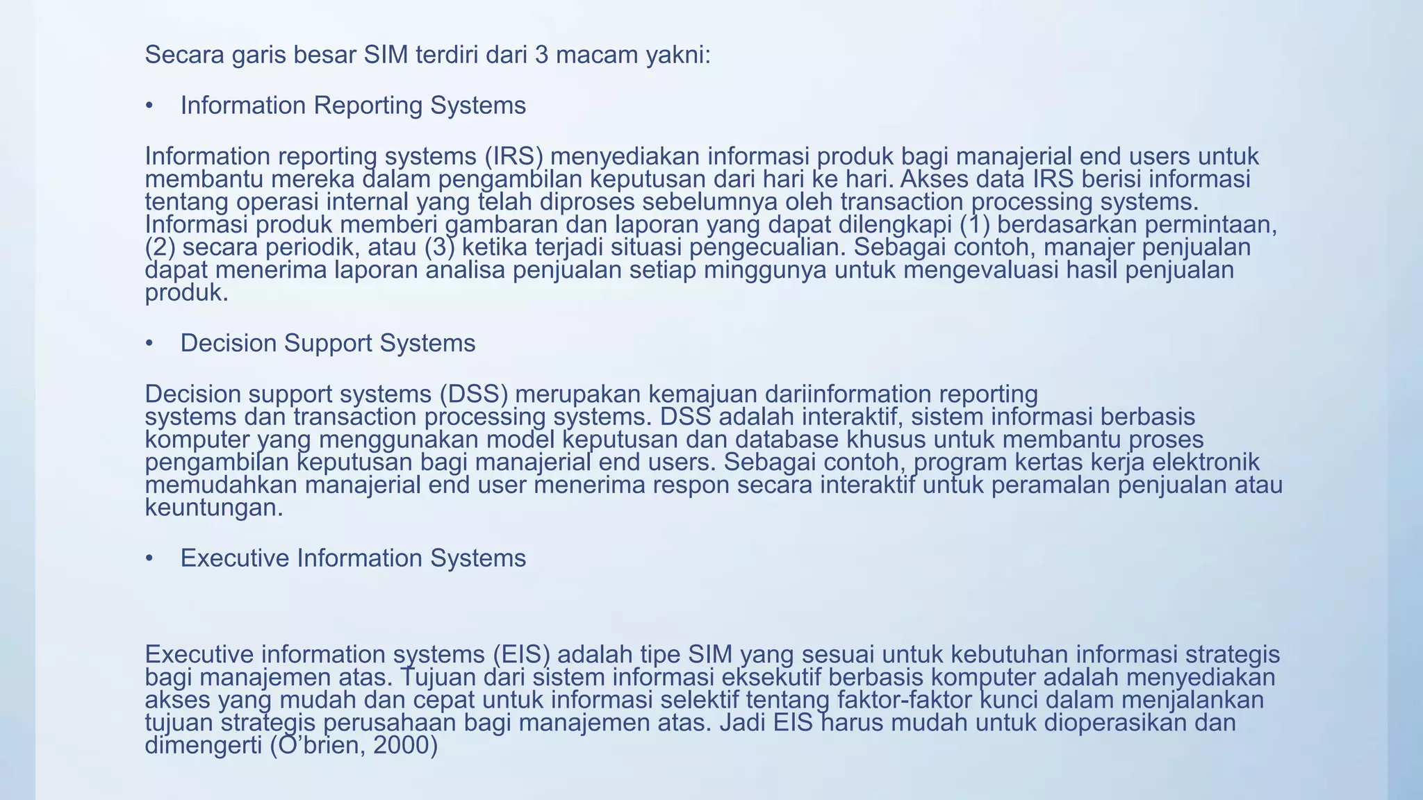 Implementasi sistem informasi | PPTX