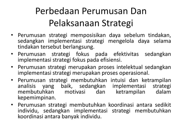 Implementasi Strategi | PPTX