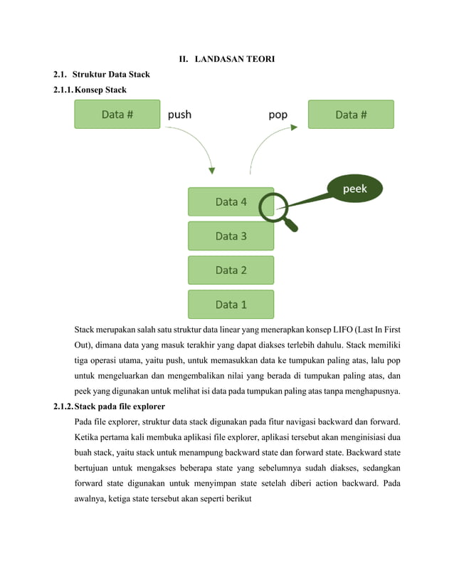 Implementasi struktur data pada aplikasi file explorer | PDF