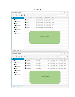 Implementasi struktur data pada aplikasi file explorer | PDF