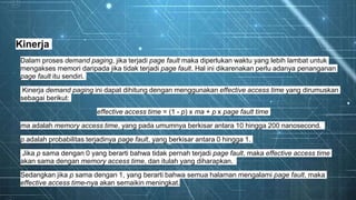 Implementasi virtual memory | PPTX