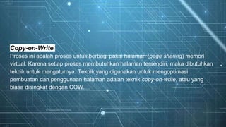 Implementasi virtual memory | PPTX