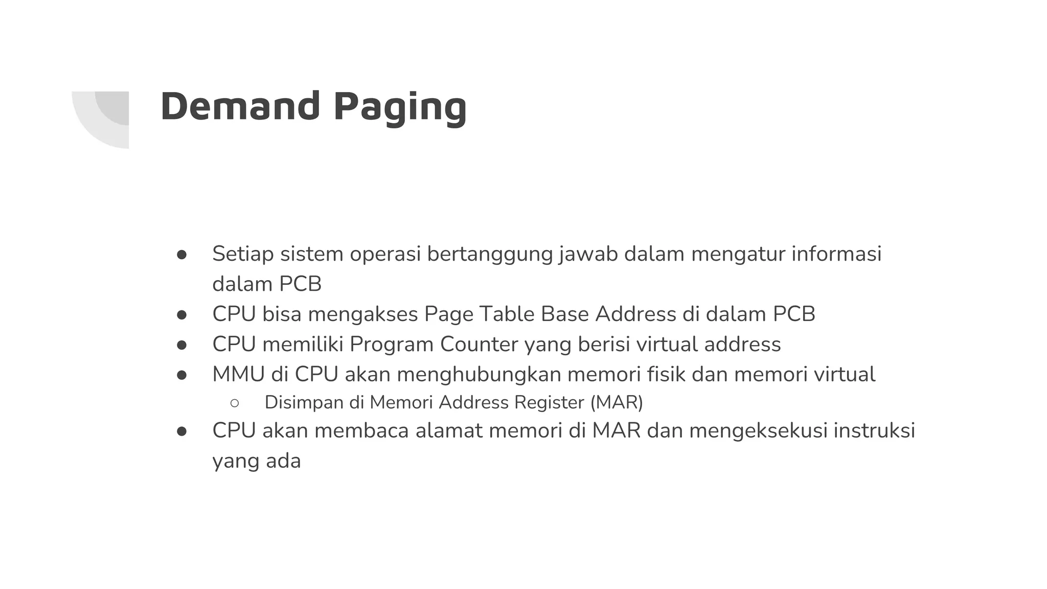 Implementasi virtual memory di windows 10 sistem operasi 4 reg a | PPTX