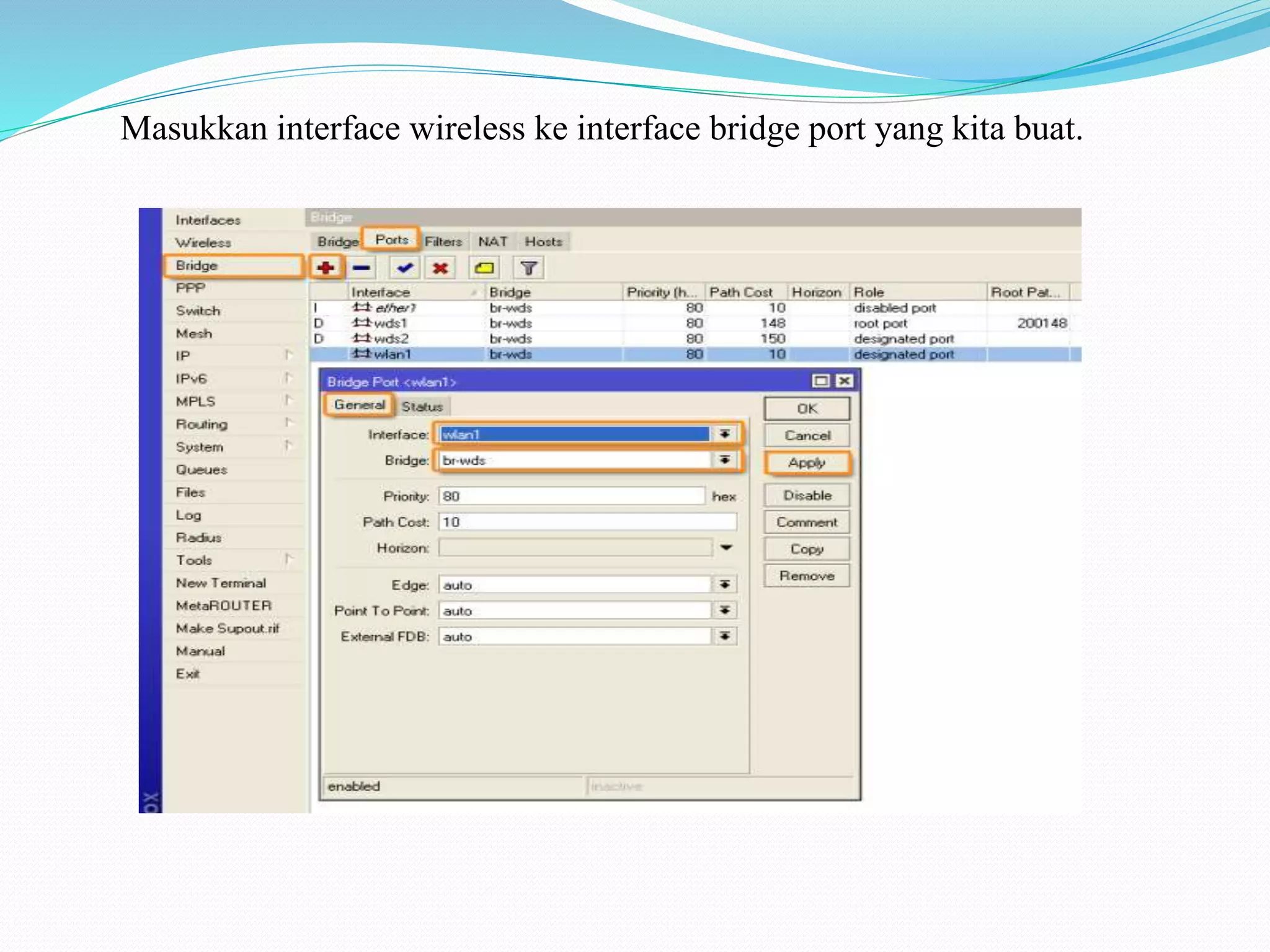 Implementasi wds di mikrotik | PPT