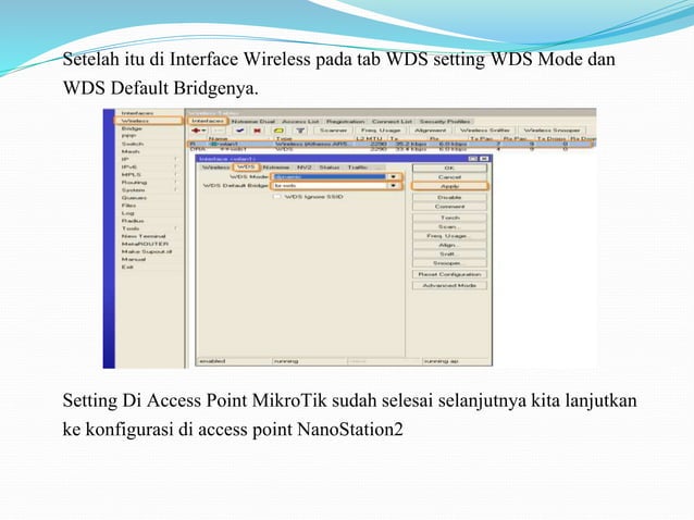 Implementasi wds di mikrotik | PPT
