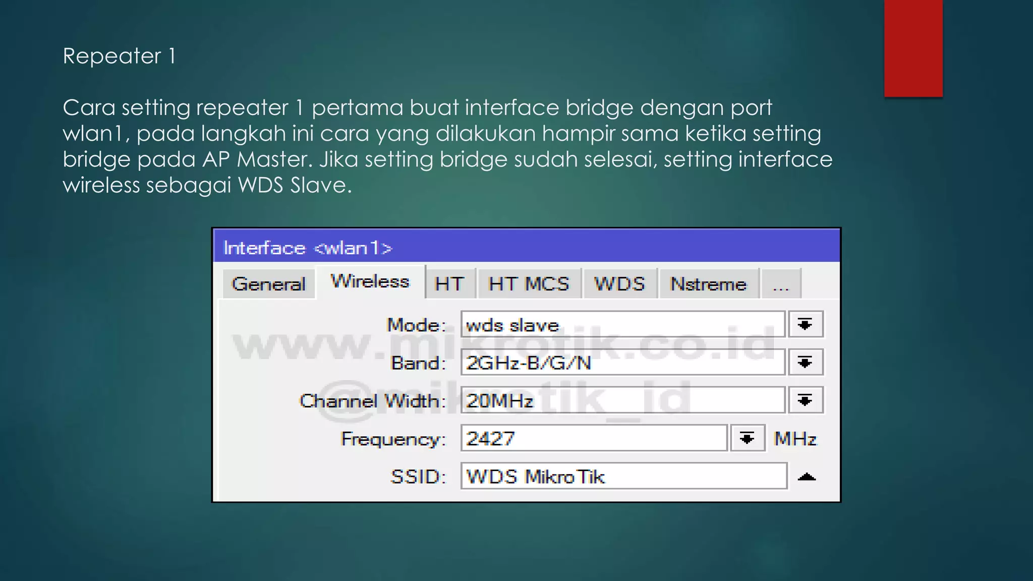 Implementasi wds pada mikrotik | PPT