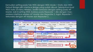 Implementasi wds pada mikrotik | PPT