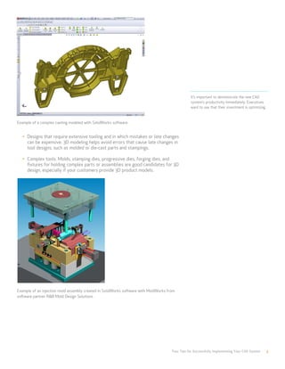 Four Tips For Successfully Implementing Your CAD System | PDF