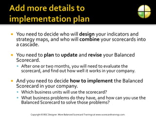 Balanced Scorecard Implementation | PPTX
