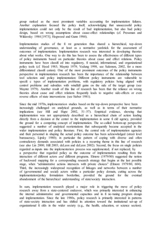 Siklus Kebijakan Publik Implementasi | DOCX