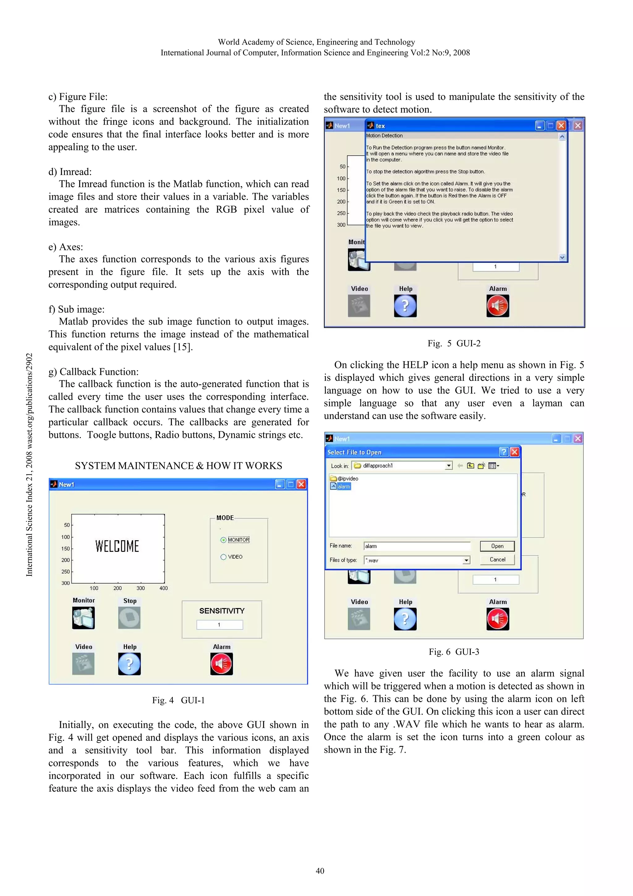 Implementation Of A Motion Detection System Pdf