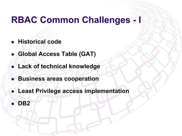 Implementation of RBAC and Data Classification onto a Mainframe system (v1.5) | PPT
