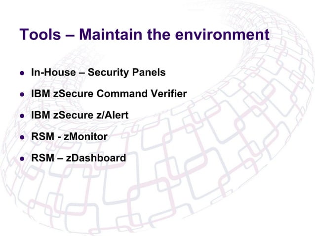 Implementation of RBAC and Data Classification onto a Mainframe system (v1.5) | PPT