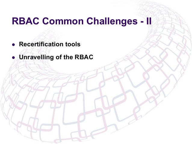 Implementation of RBAC and Data Classification onto a Mainframe syste…