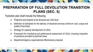 Implementation of-the-supreme-court-decision-in-the-mandanas-case | PPTX