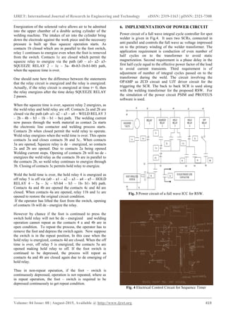 Implementation and control of integral cycle controller for resistance ...