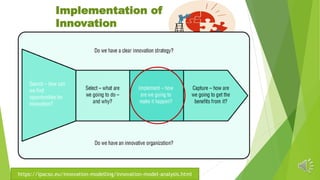 Implementation and value creation elements of innovation | PPT