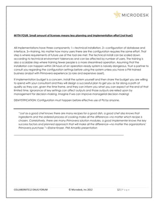 Implementation demystification 10 keys to a successful p6 ...