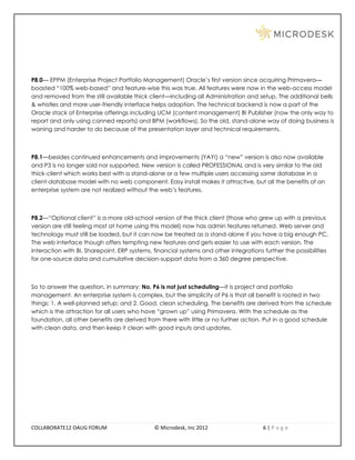 Implementation demystification 10 keys to a successful p6 ...