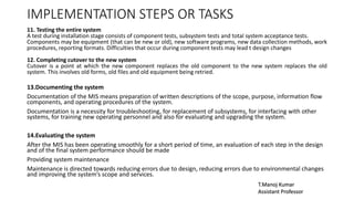 Implementation & Evaluation of MIS | PPTX