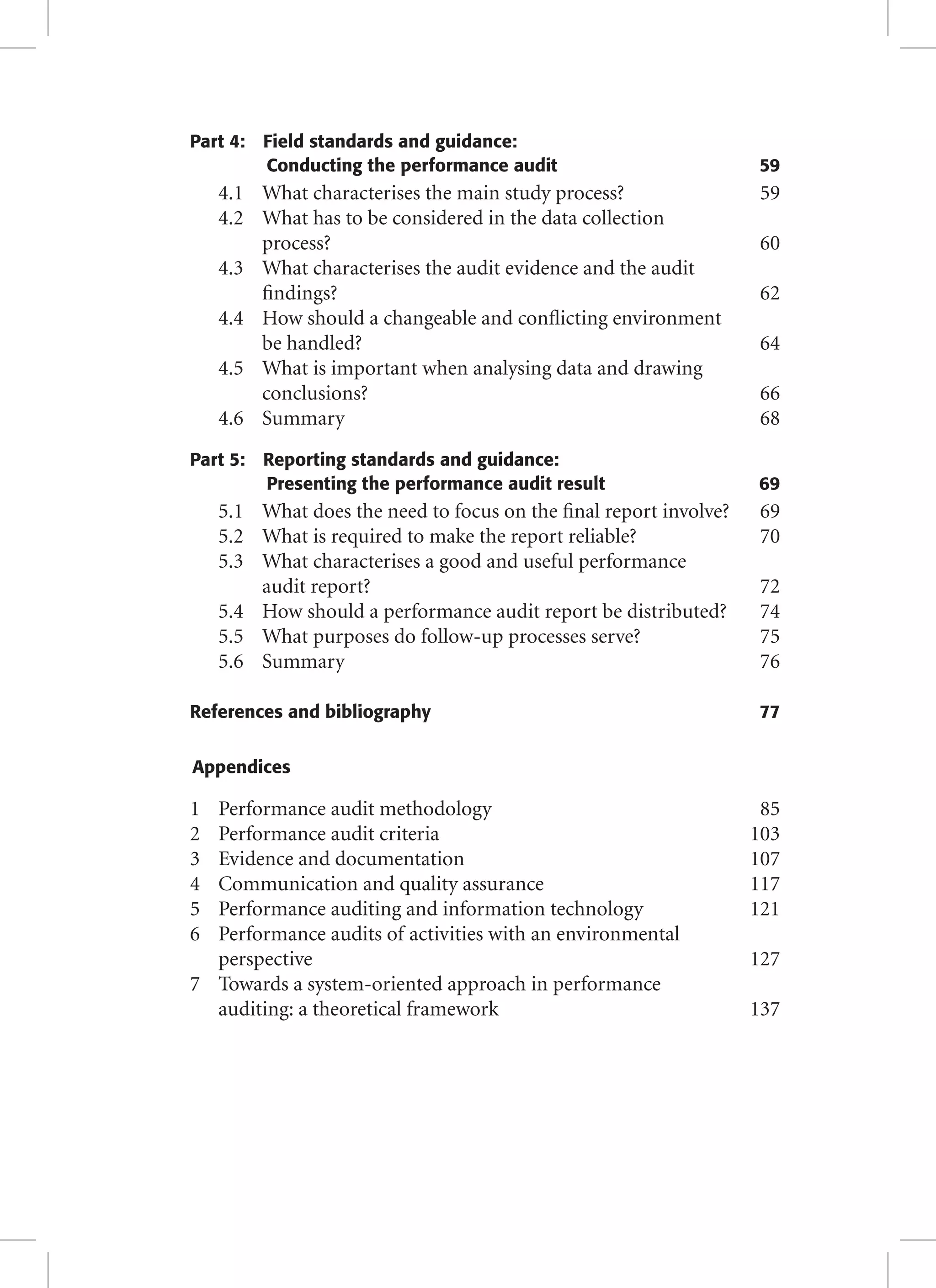 Implementation for performance auditing | PDF