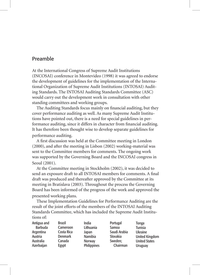 Implementation for performance auditing | PDF | Business Accounting & Finance | Business