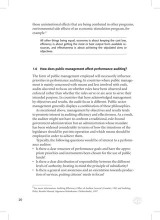 Implementation for performance auditing | PDF