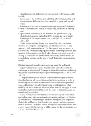 Implementation for performance auditing | PDF