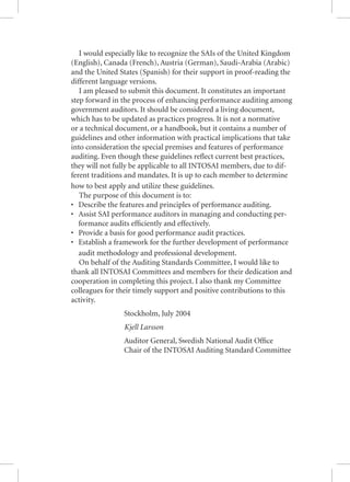 Implementation for performance auditing | PDF