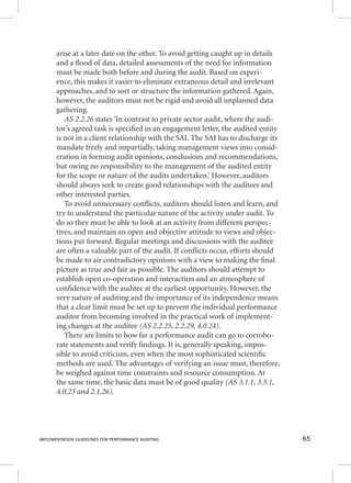 Implementation for performance auditing | PDF