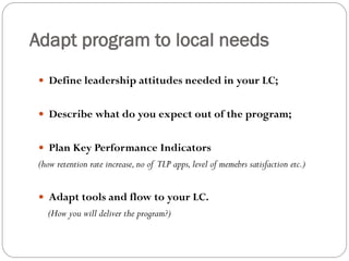 Implementation of MDP in LC | PPT