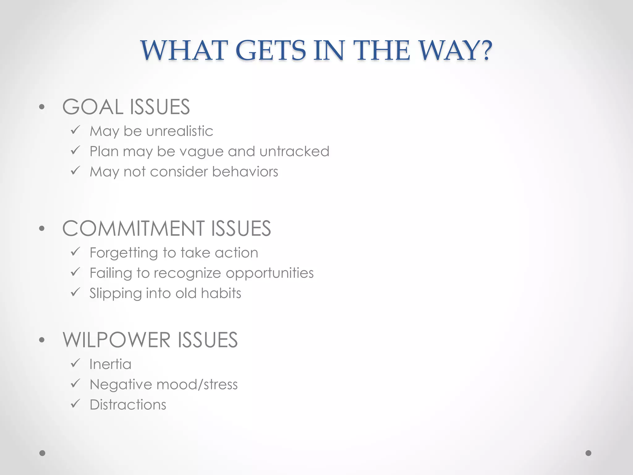 Implementation intentions | PPTX