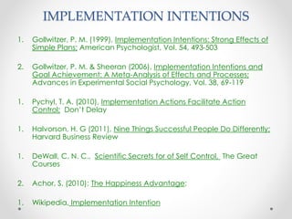 Implementation intentions | PPTX