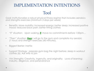 Implementation intentions | PPTX