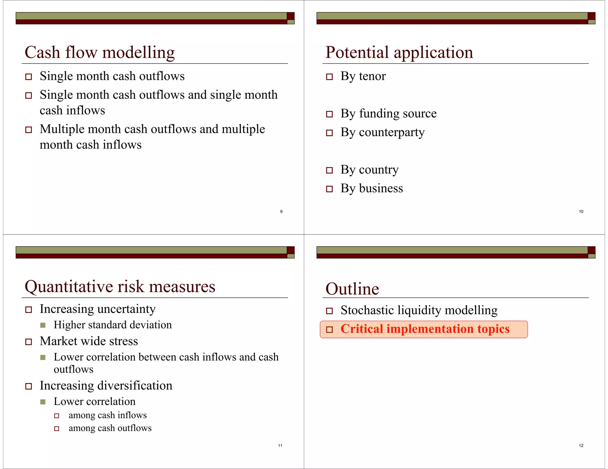 Implementation issues of the lrm framework | PPT
