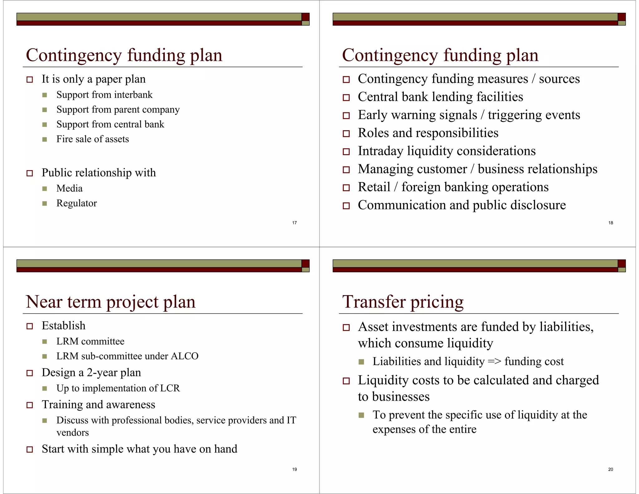 Implementation issues of the lrm framework | PPT