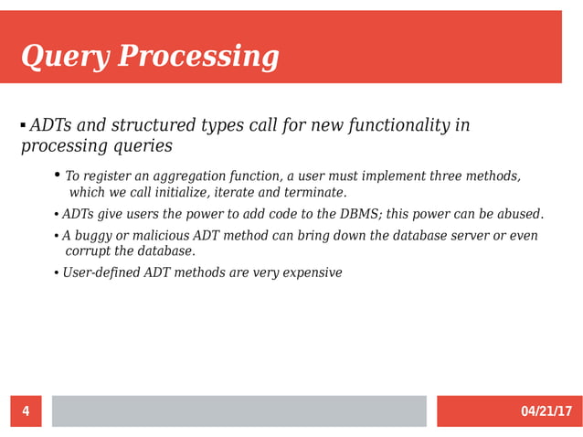 Implementation Issue with ORDBMS | ODP