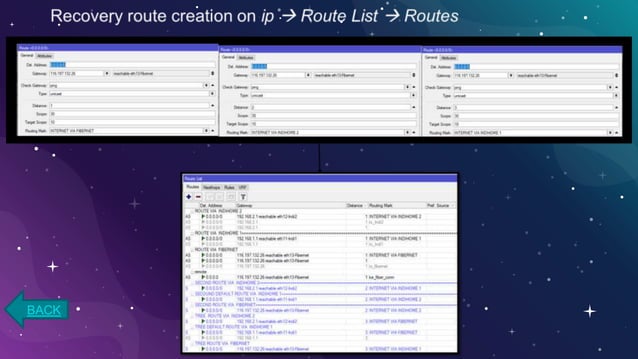 Implementation load balancing using pbr and failover method in router mikrotik | PPT