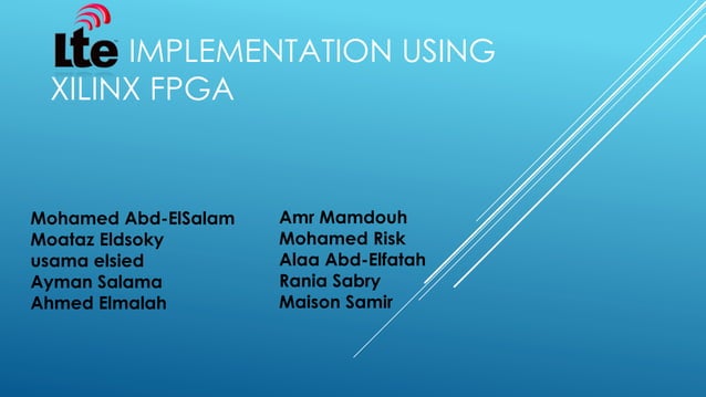 LTE implementation using XILINX FPGA | PDF
