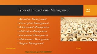 Implementation & management of instruction | PPT
