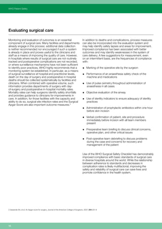 Implementation manual who surgical safety checklist 2009 | PDF