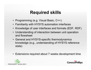 Implementation of a 4 phase flash in HYSYS | PPT | Free Download