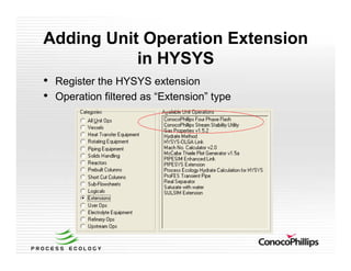 Implementation of a 4 phase flash in HYSYS | PPT