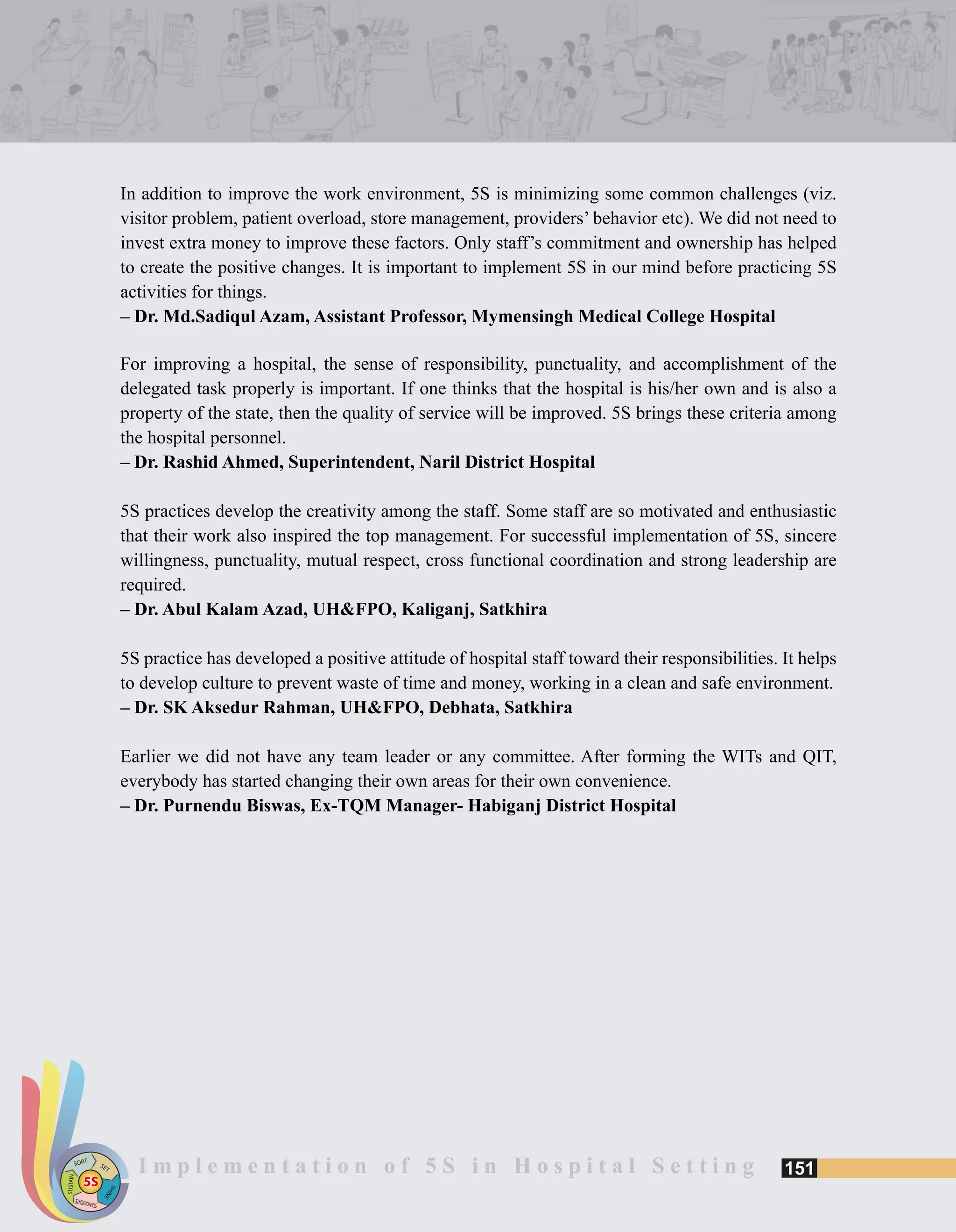 Implementation of 5s in hospital setting - Benchmarking | PDF